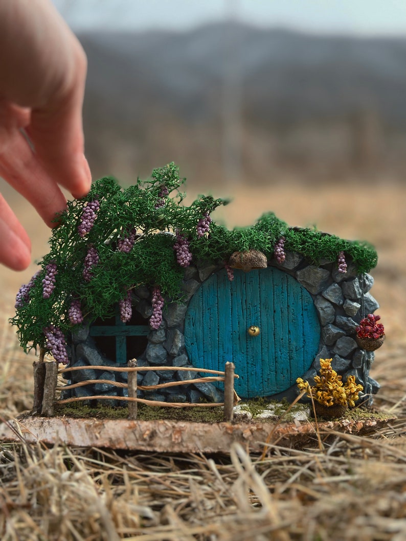 Hobbit House Bilbo's House LOTR Diorama Hobbit Diorama Fantasy Hut ...