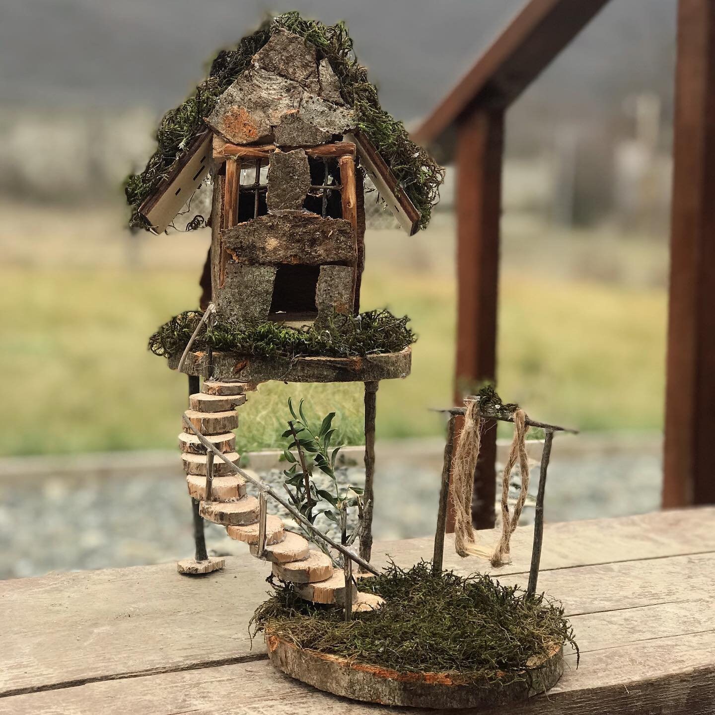Woodland Fairy High Rise Apartment Fairy Garden Shack House Fairy House ...