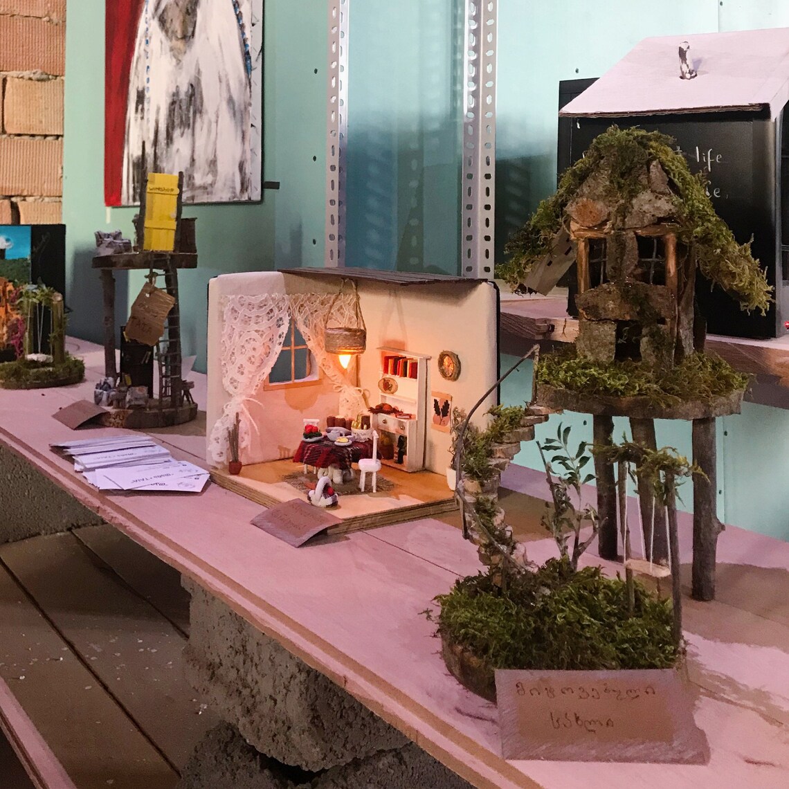 Woodland Fairy High Rise Apartment Fairy Garden Shack House Fairy House ...