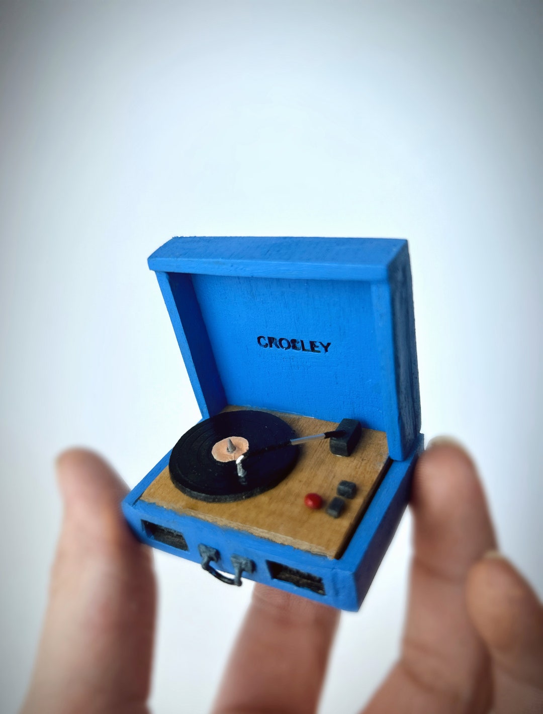 1/12 Dollhouse Miniature Turnable Record Player Turntable Music Room ...