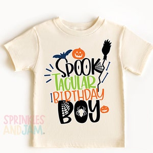 Halloween Birthday Shirt, Halloween Birthday Shirt for Boys, Spooky, Creepy, 1st, 2nd, 3rd ...