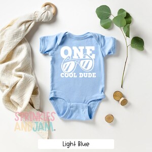 One Cool Dude 1st Birthday Boy Family Shirts - Matching Family Birthday ...