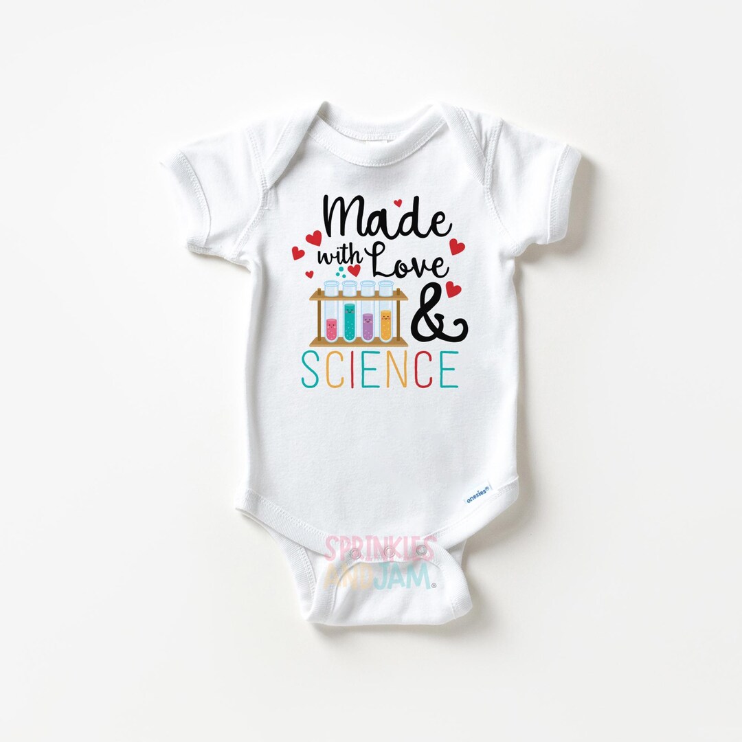 IVF Baby Onesie® | Made With Love and Science Bodysuit - Etsy