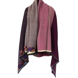 Long Knit Cardigan With Draped Front, Wool Cape Cozy Wrap Cardigan ...