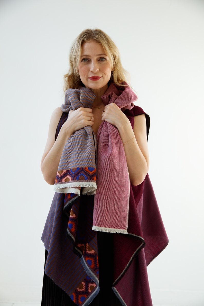 Long Knit Cardigan With Draped Front, Wool Cape Cozy Wrap Cardigan ...