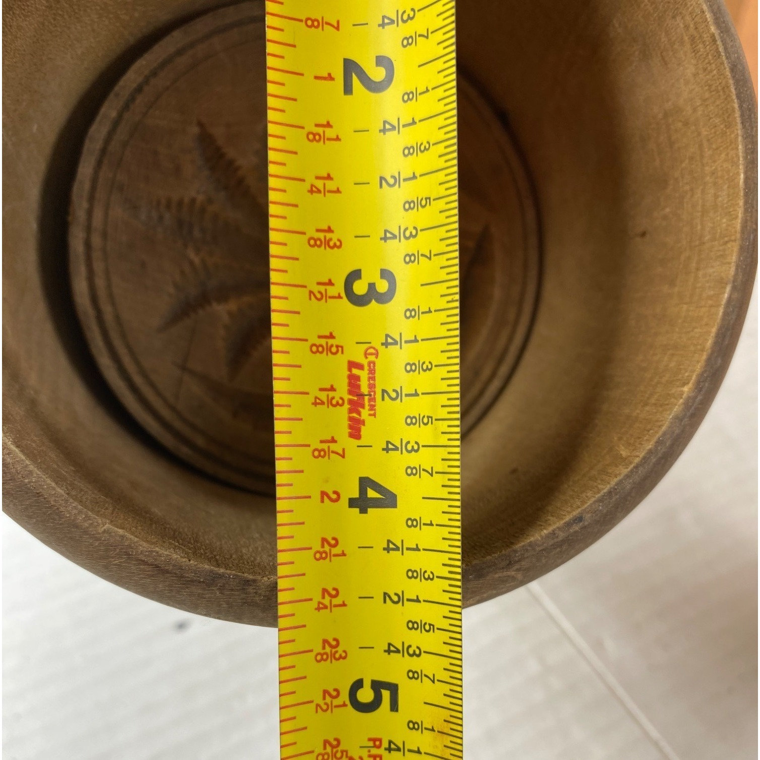 Antique Vintage Primitive Wooden Sheaf of Wheat Design Butter Press ...