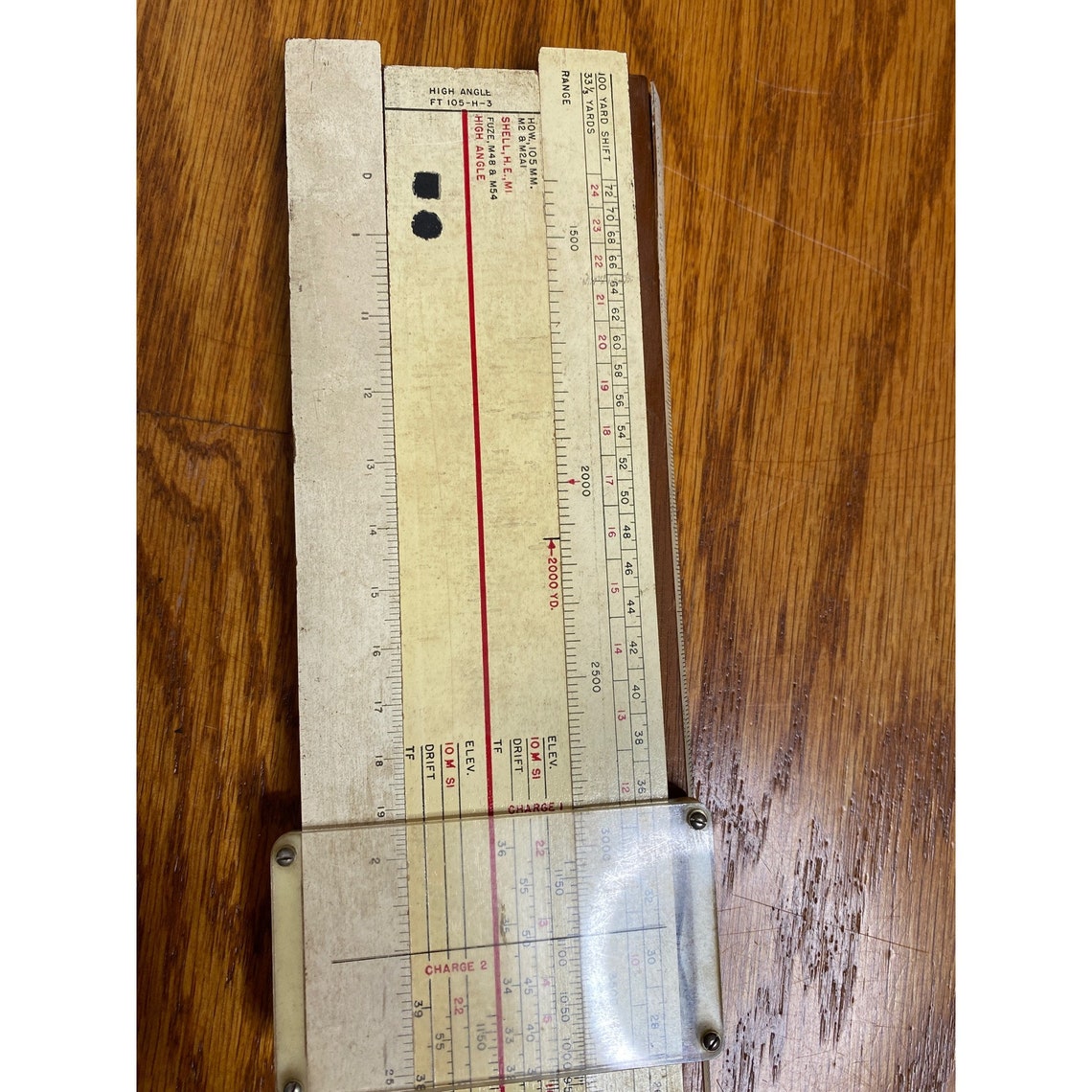 WWII WW2 US Military Howitzer Artillery Graphical Firing Table - Etsy