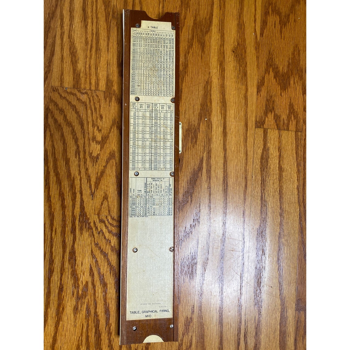 WWII WW2 US Military Howitzer Artillery Graphical Firing Table - Etsy