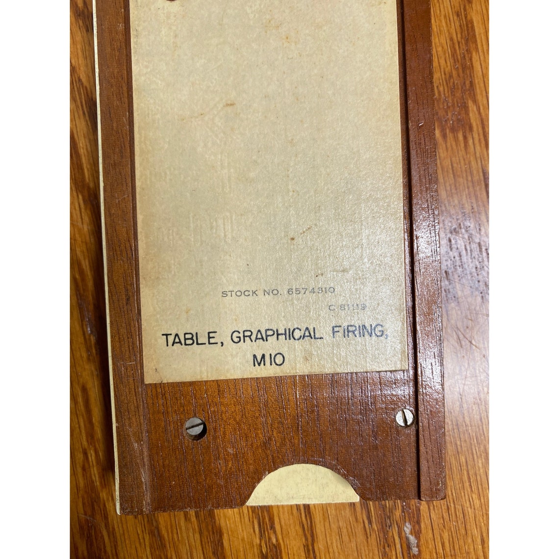 WWII WW2 US Military Howitzer Artillery Graphical Firing Table - Etsy