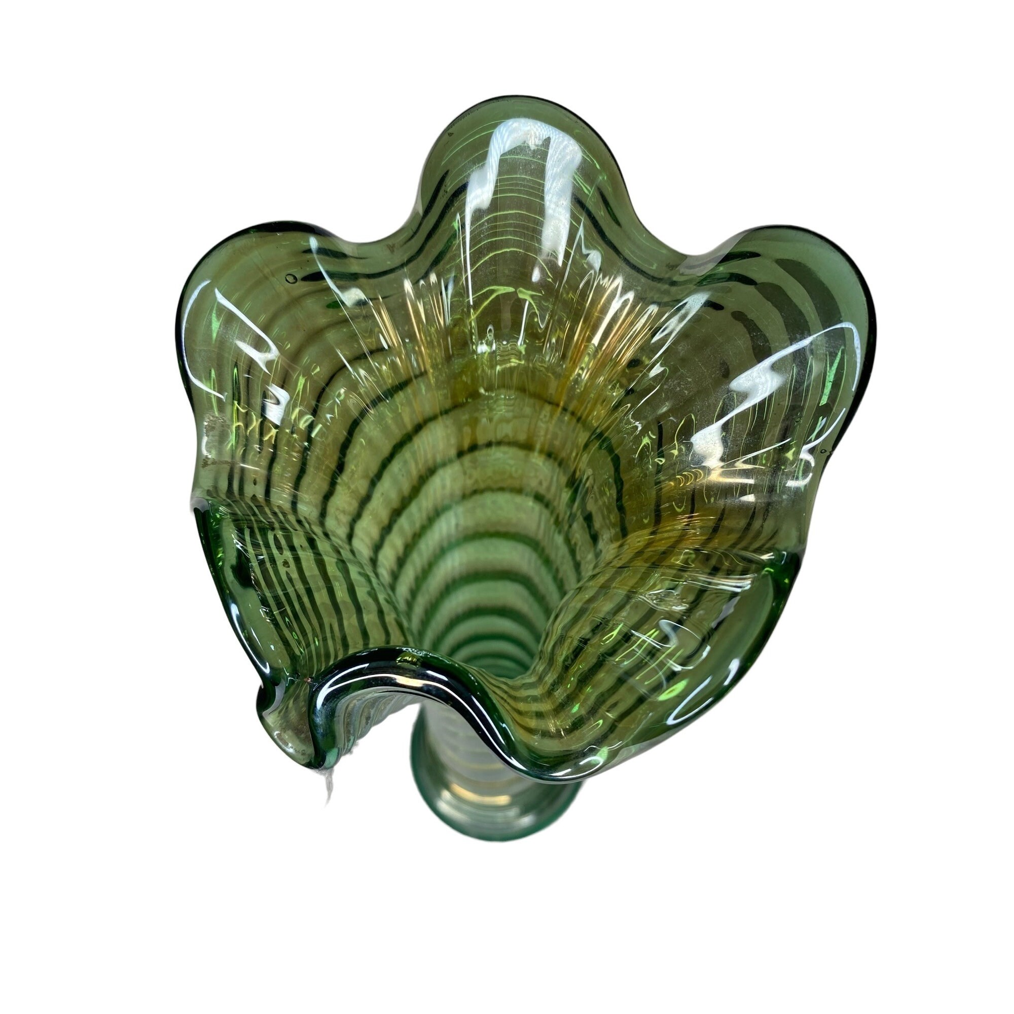 Vintage Imperial 10 3/4 Ripple Pattern Vase in - Etsy