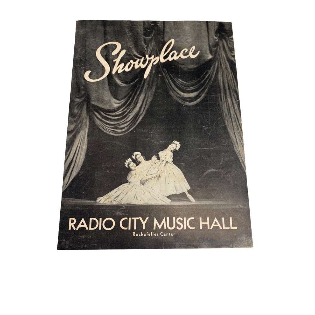 Vtg Original 1944 Radio City Music Hall Program Featuring Rita Hayworth ...