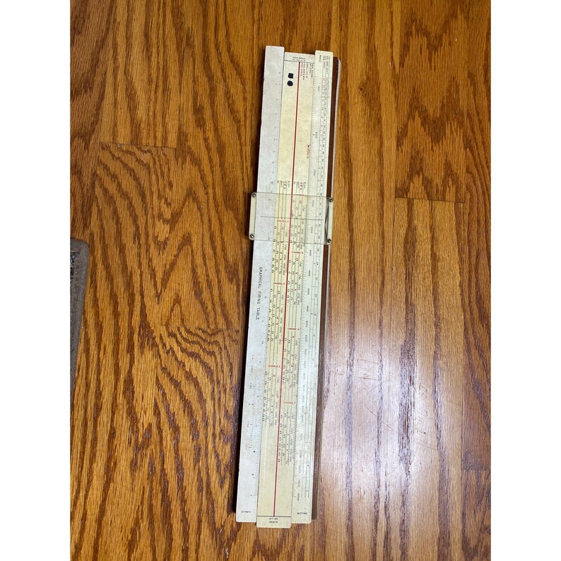 WWII WW2 US Military Howitzer Artillery Graphical Firing Table | Etsy