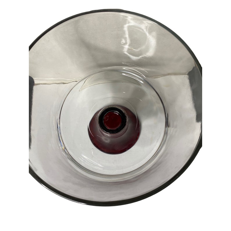 Ruby Red Footed Pedestal Trifle Truffle Torte Dish Desert Bowl - Etsy