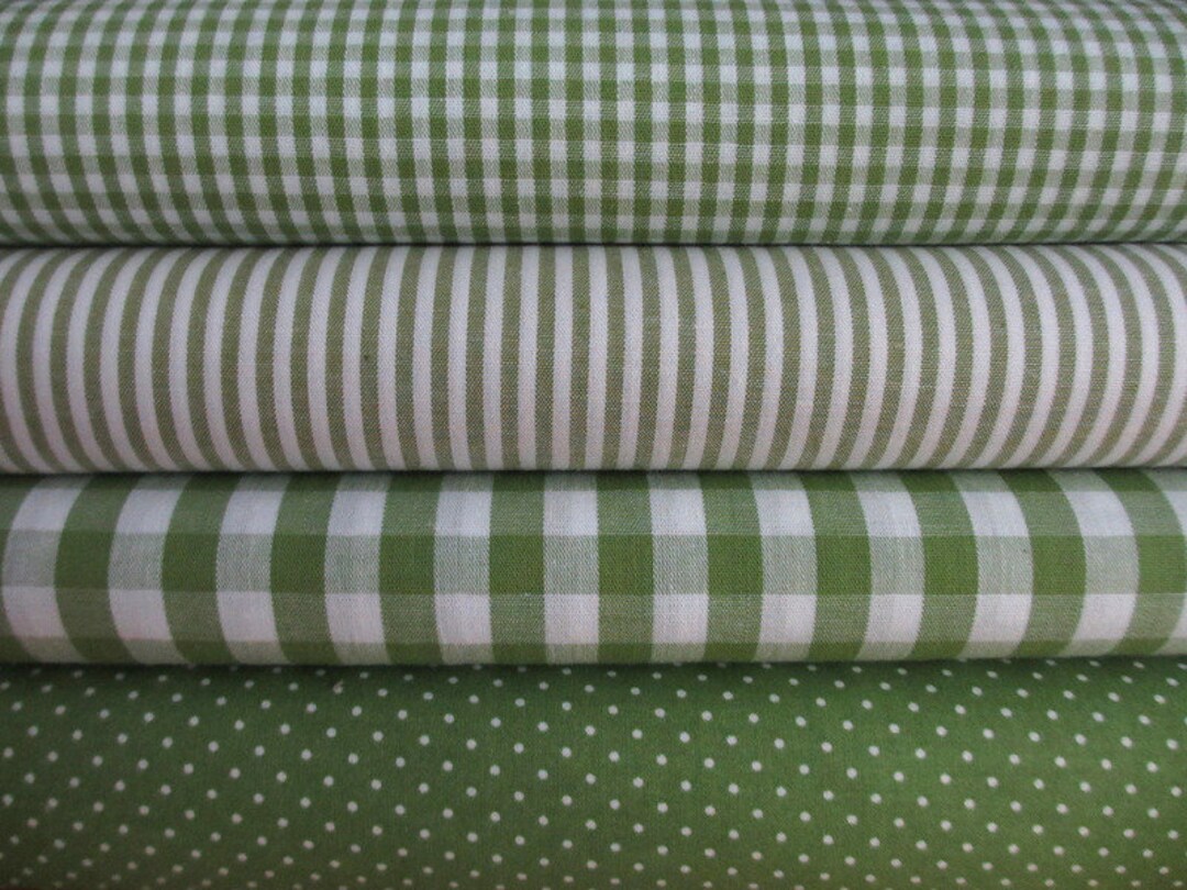 Cotton Fabric Package Fabric Set in Olive - Etsy