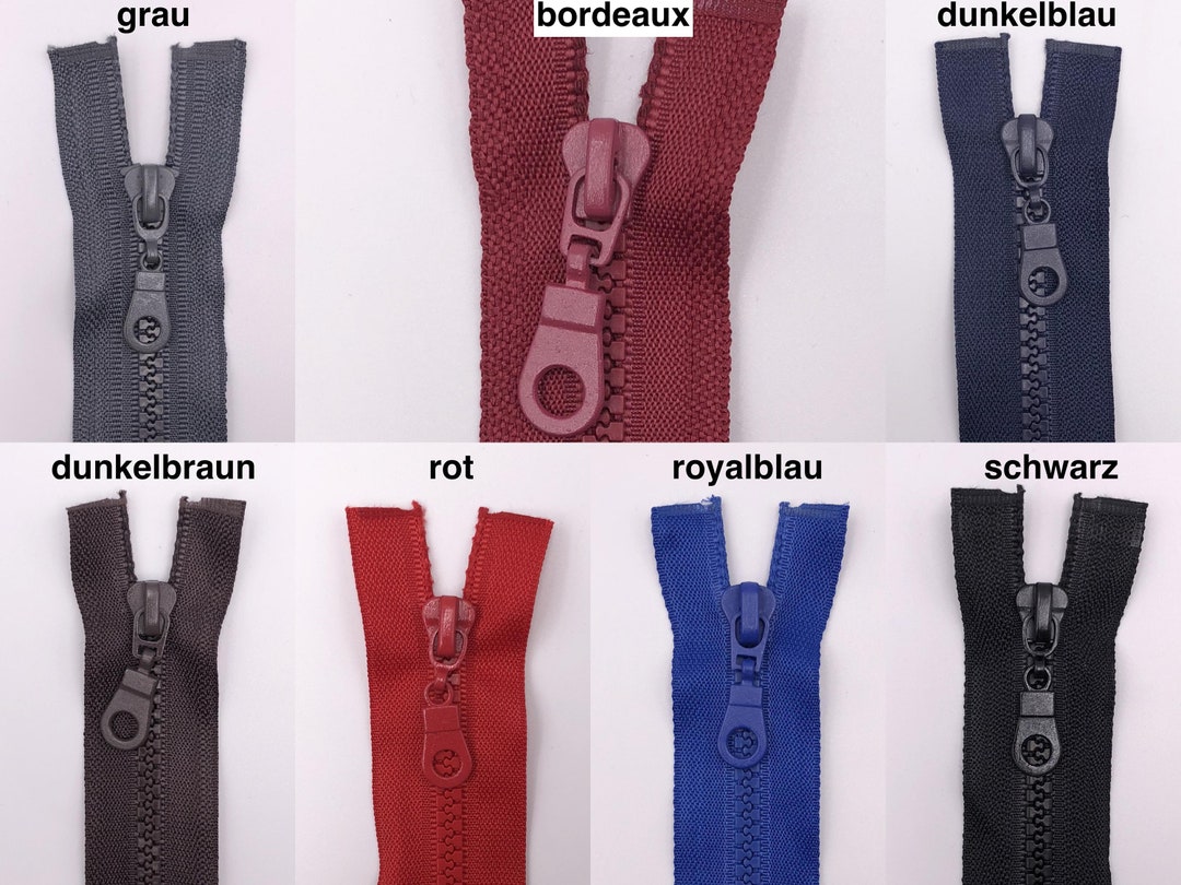 Zipper Profile Divisible 40 Cm 7 Colors - Etsy