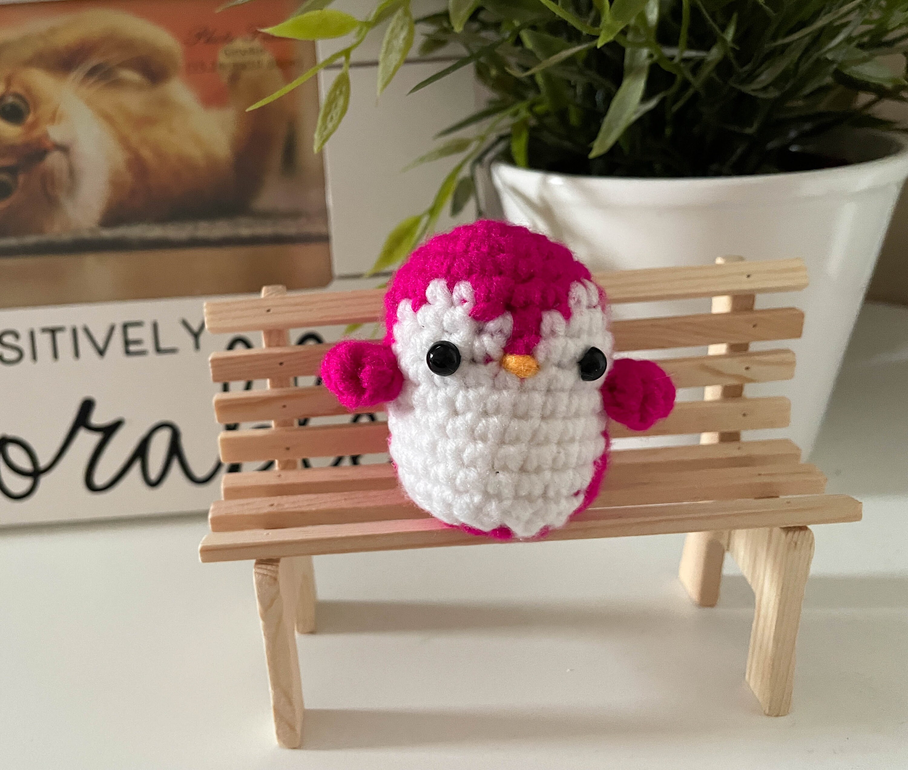 Crochet Mini Penguin Keychain - Etsy