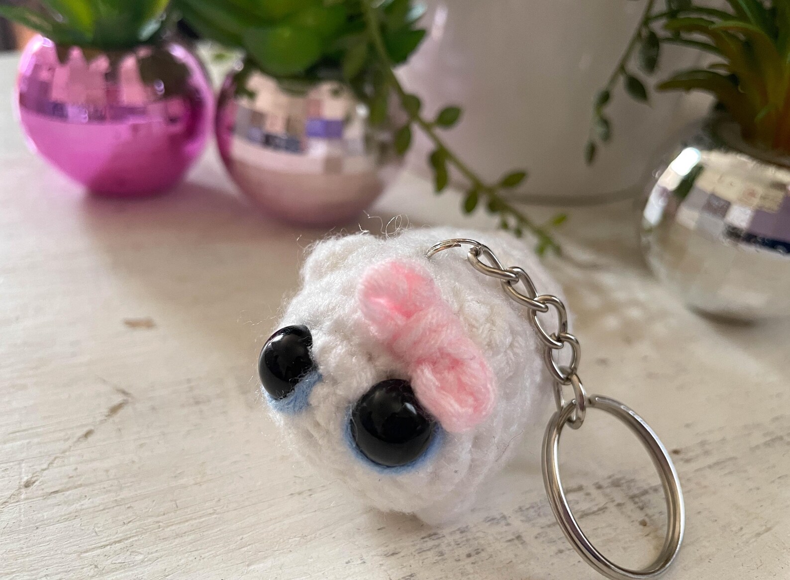 Crochet Sad Hamster Keychain - Etsy