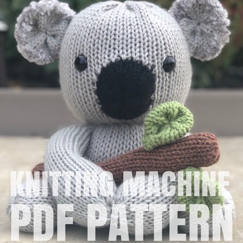 Teddy Bear Circular Knitting Machine Pdf Pattern Sentro - Etsy