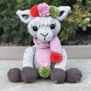 Llama Circular Knitting Machine Pdf Pattern Sentro Addi - Etsy
