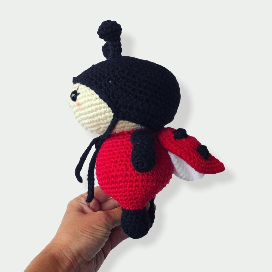 Lucy Ladybird Crochet PDF Pattern Toy Amigurumi Tutorial - Etsy