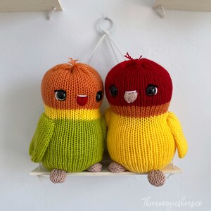 Pet Birds - Circular Knitting Machine Pdf Pattern - Sentro Addi Express ...