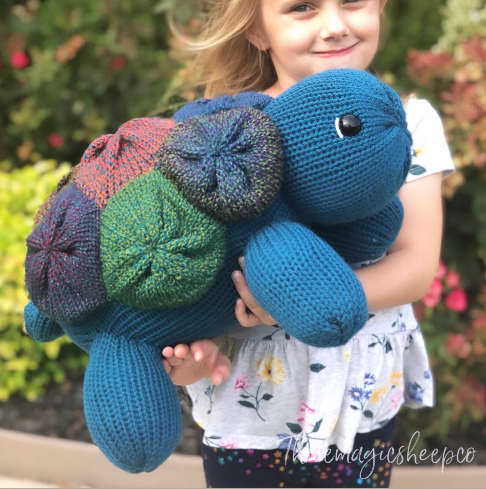 Tortoise Circular Knitting Machine Pdf Pattern Sentro Addi | Etsy