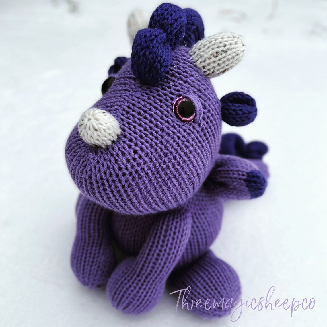 Baby Dragon - Circular Knitting Machine Pdf Pattern - Sentro Addi ...