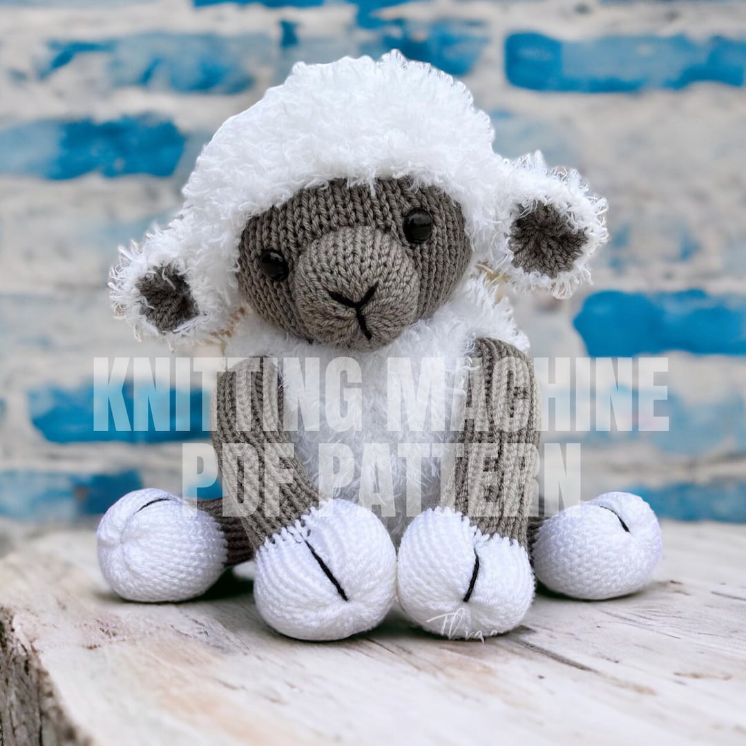 Lamb - Circular Knitting Machine Pdf Pattern - Sentro Addi Express - Etsy