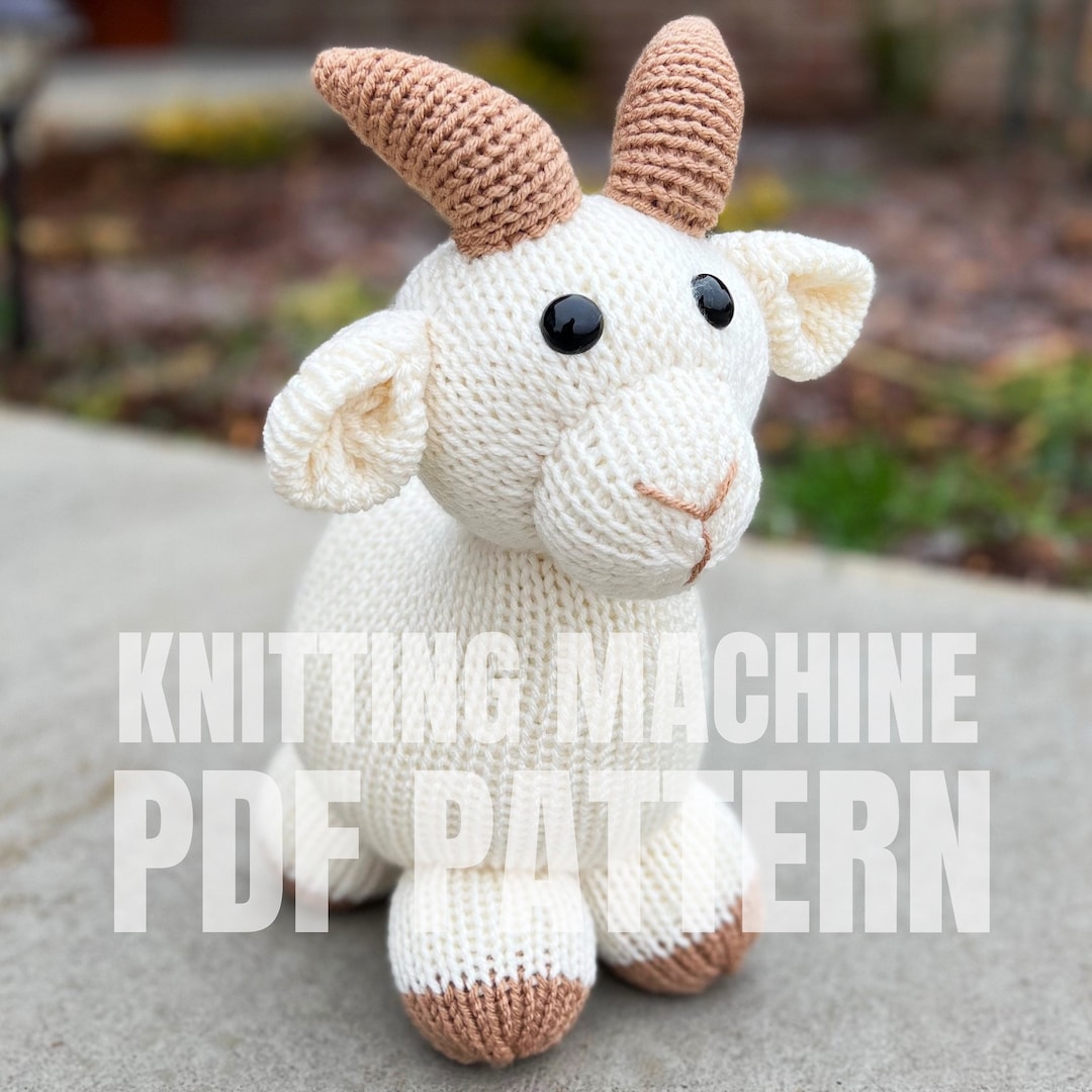 Goat - Circular Knitting Machine Pdf Pattern - Sentro Addi Express - Etsy