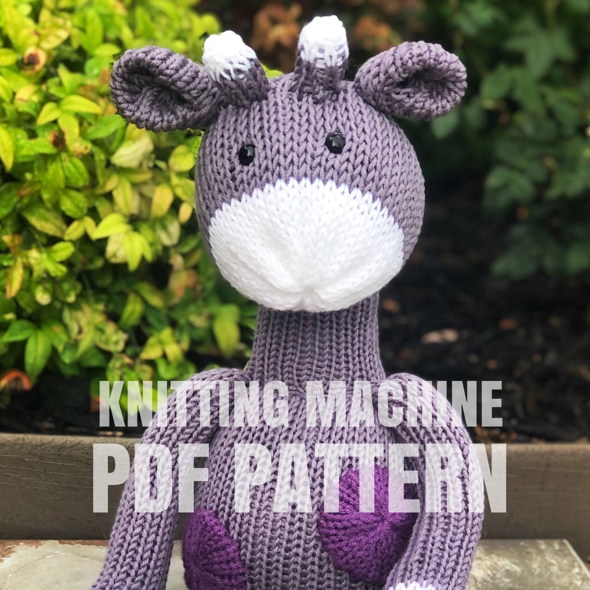 Giraffe Circular Knitting Machine Pdf Pattern Sentro Addi - Etsy