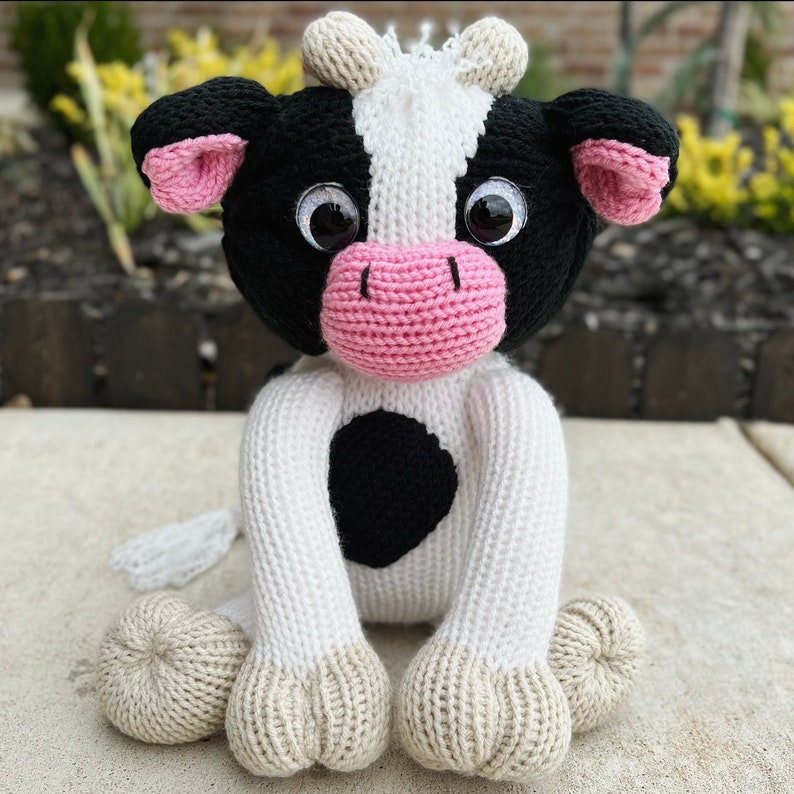 Cow and Bull Pattern Combo Holstien and Highland Circular - Etsy