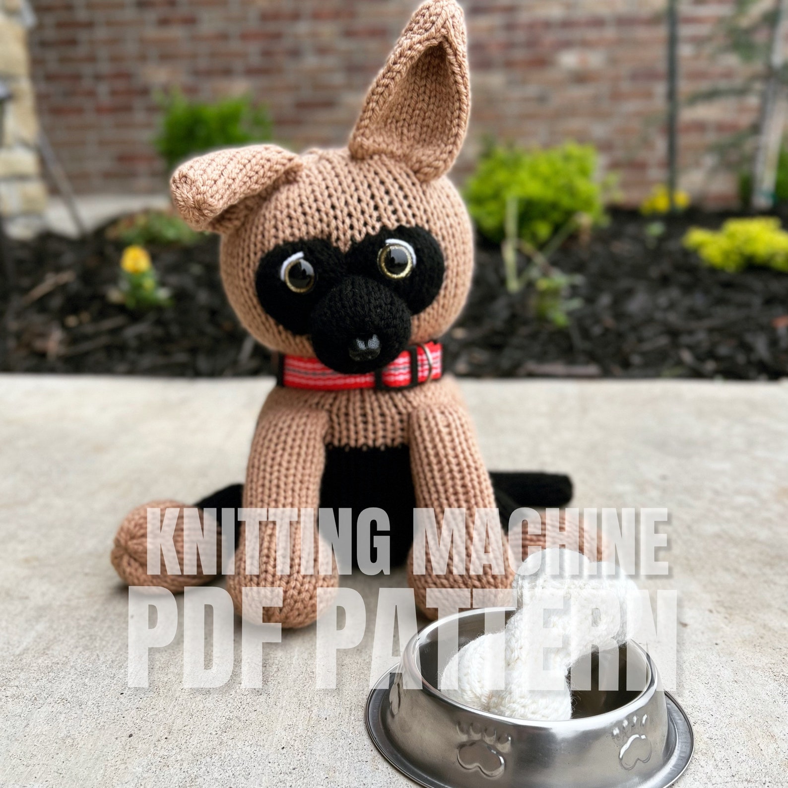 Dog Puppy German Shepherd Circular Knitting Machine Pdf - Etsy