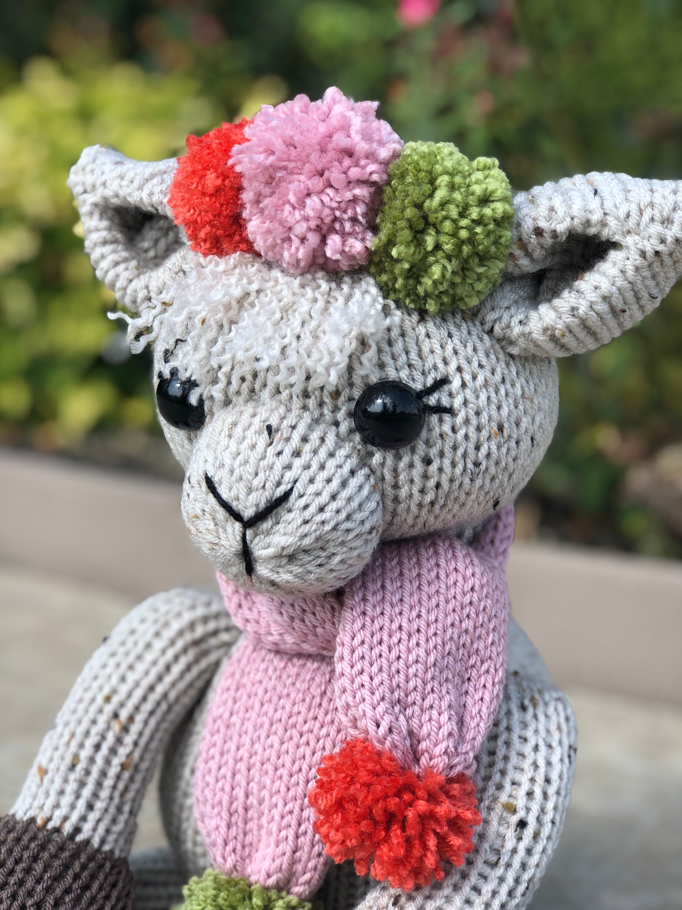 Llama Circular Knitting Machine Pdf Pattern Sentro Addi - Etsy