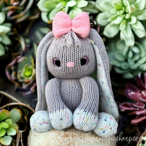 Lop Eared Bunny - Circular Knitting Machine Pdf Pattern - Sentro Addi ...