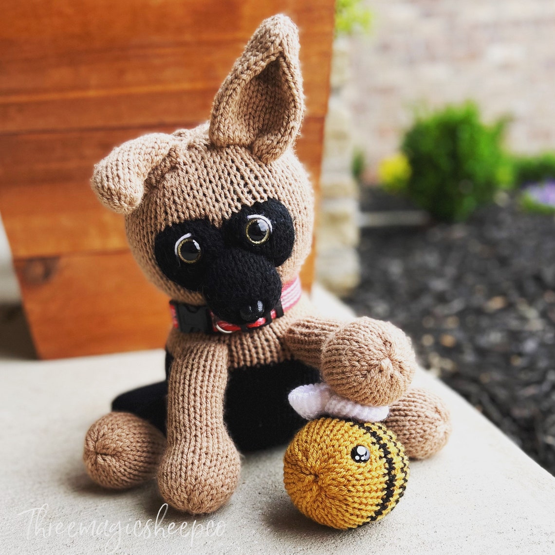 Dog Puppy German Shepherd Circular Knitting Machine Pdf - Etsy