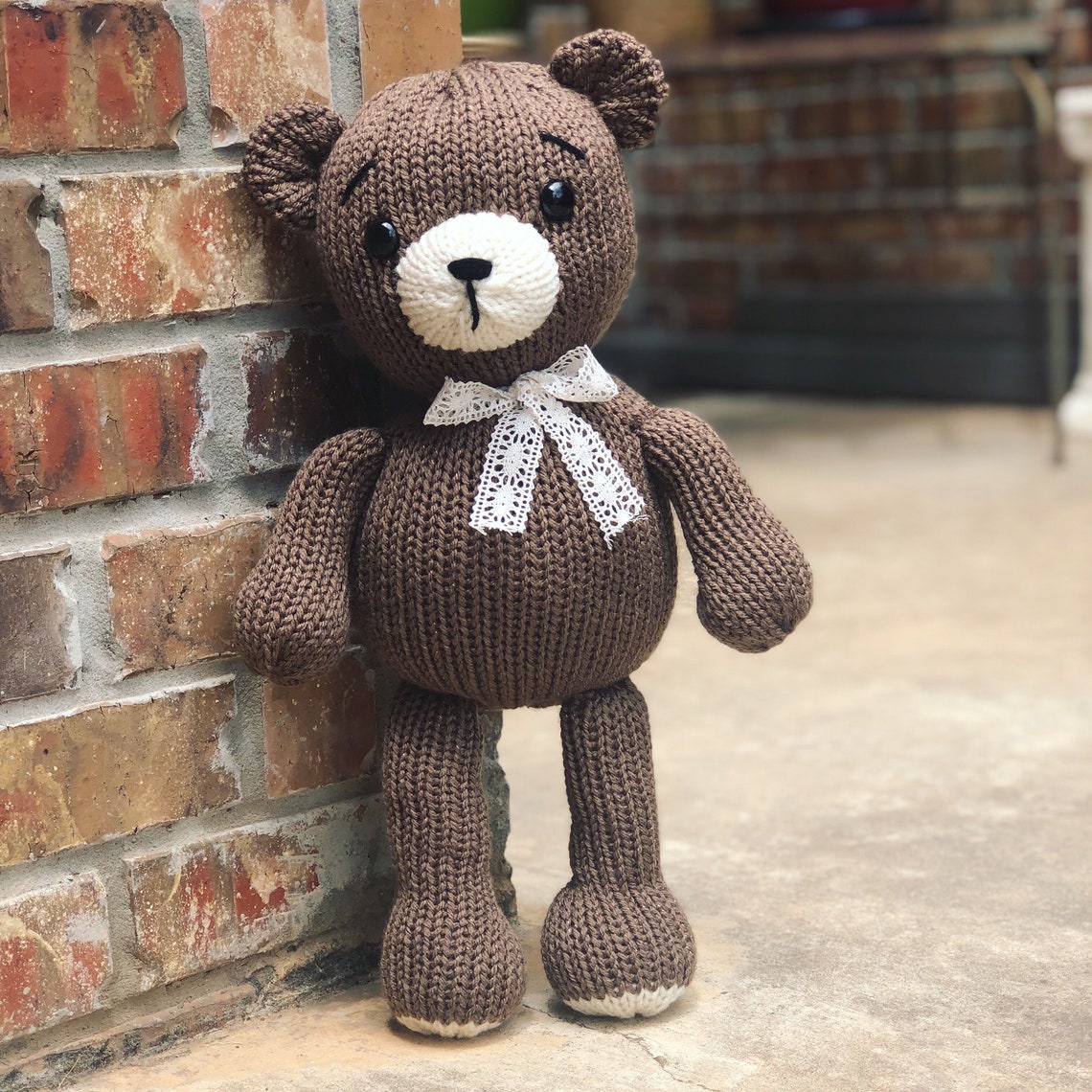Teddy Bear Circular Knitting Machine Pdf Pattern Sentro - Etsy Canada