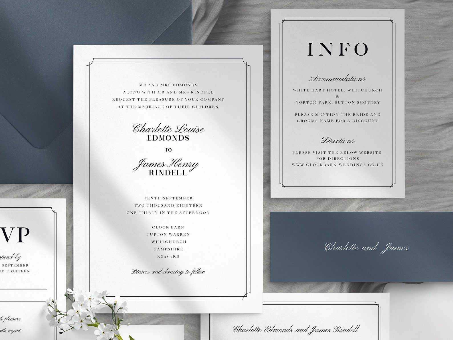 Printable Classic Wedding Invitation Template Traditional - Etsy