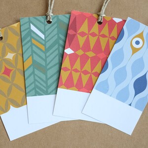 Printable Holiday Gift Tags - Hand Drawn Patterns / Digital File ...
