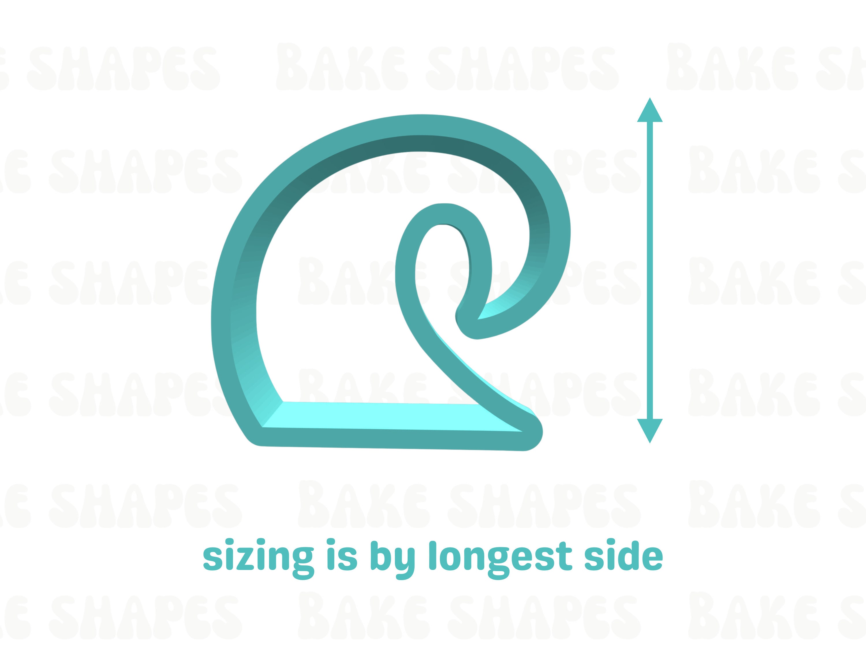 Wave Cookie Cutter Wave Cookies Beach Cookie Cutter Ocean - Etsy