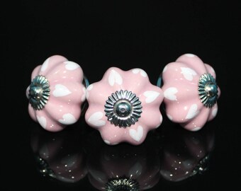 Pink drawer knobs | Etsy