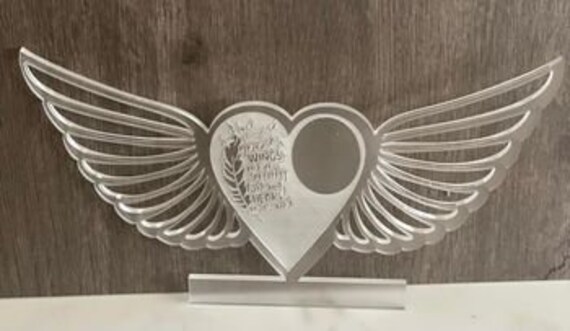 Your Angel Wings Memorial Plaque - Etsy