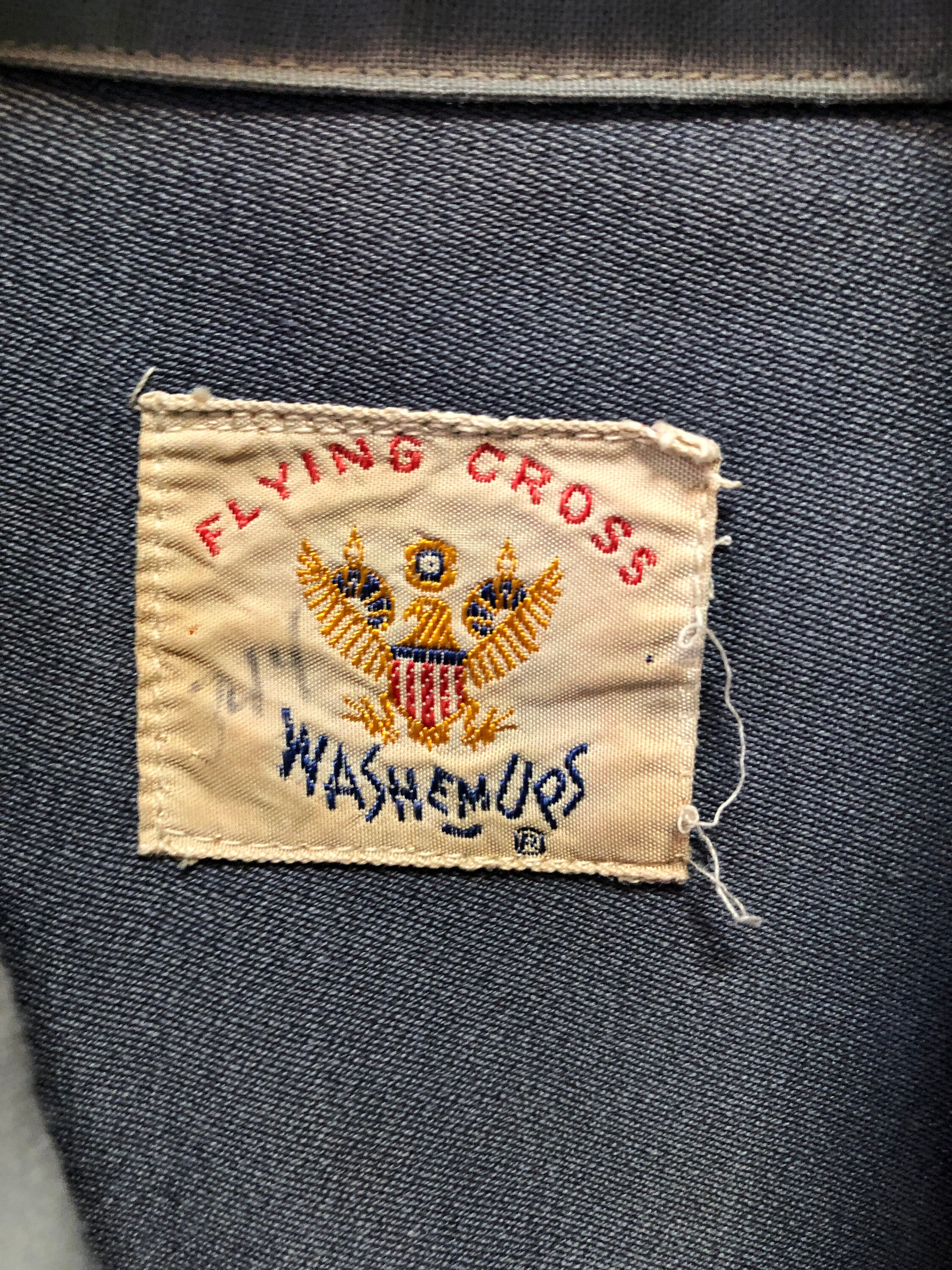 Vintage Flying Cross Police Uniform Shirt, Men's Medium, Choking Victim ...