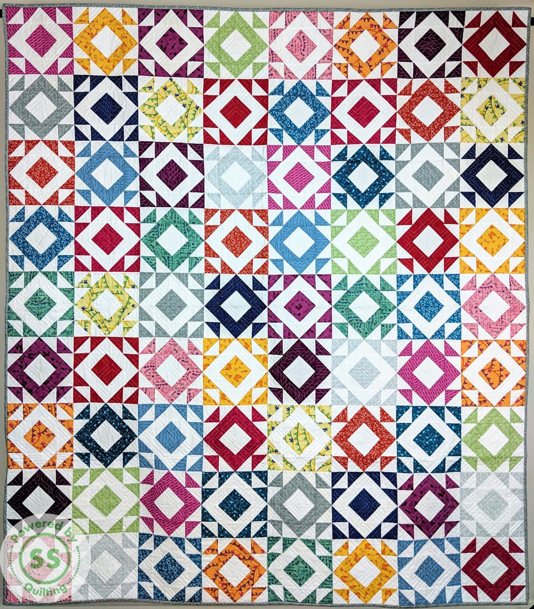 Around the Square PDF Pattern (PBQ #107) - Etsy