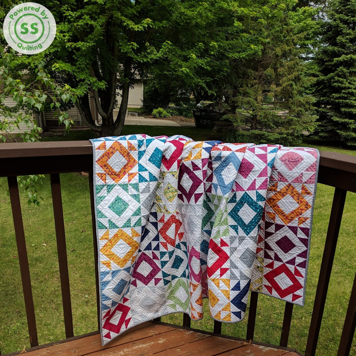 Around the Square PDF Pattern PBQ 107 - Etsy