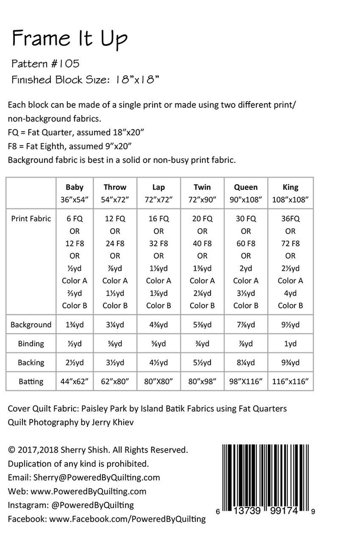 Frame It up PDF Pattern PBQ 105 - Etsy