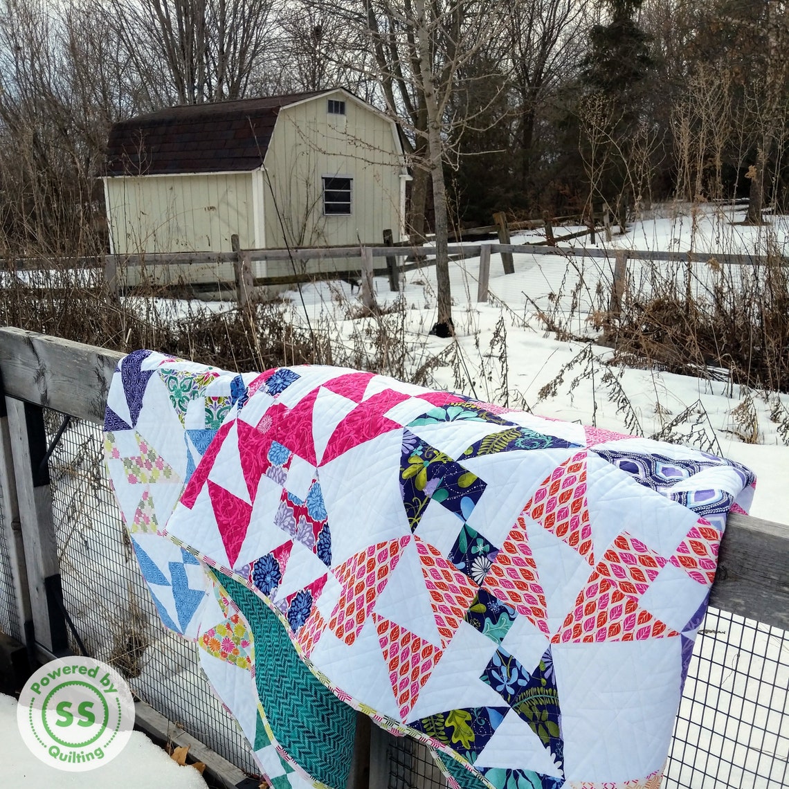 Twisted Ladder PDF Pattern (PBQ #106) - Etsy