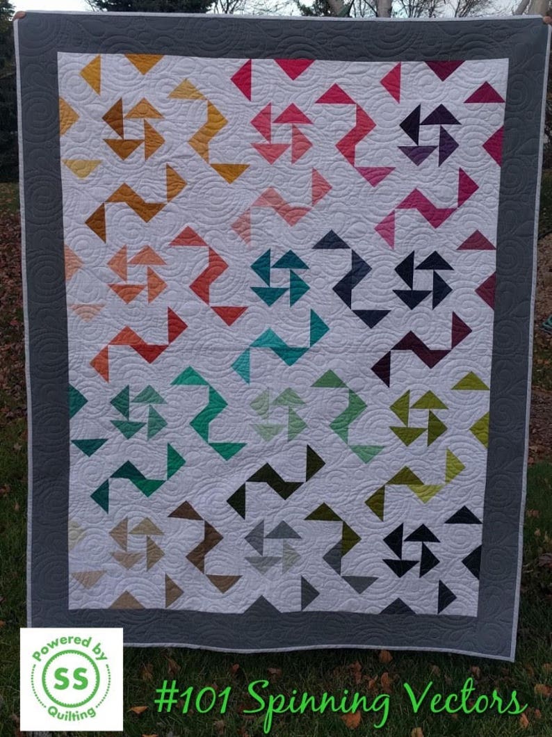 Spinning Vectors PDF Pattern PBQ 101 - Etsy
