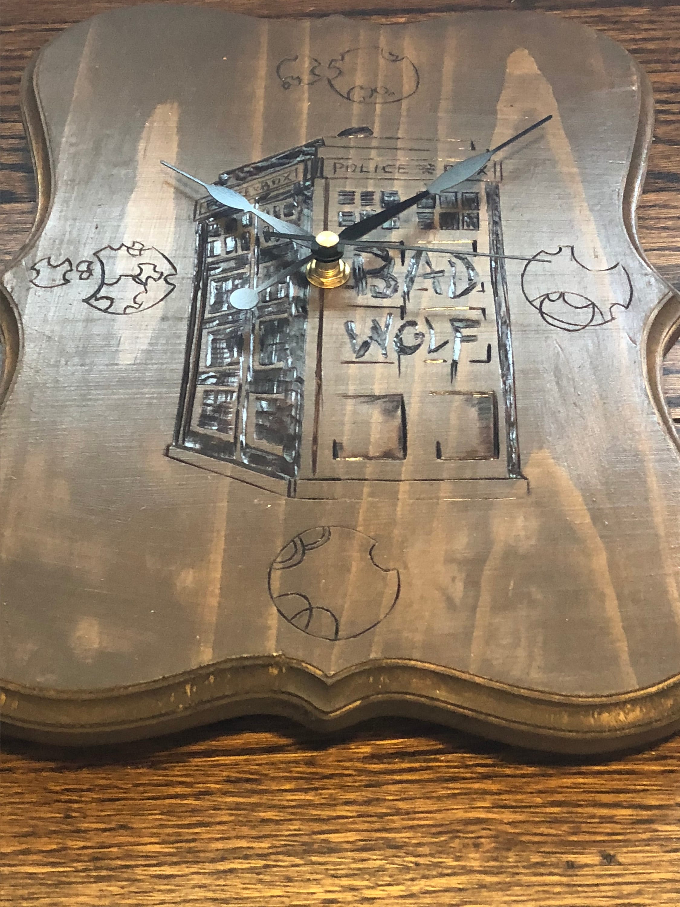 Doctor Who Clock - Etsy