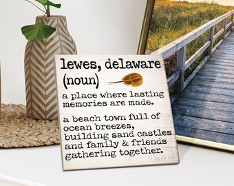 Lewes Beach Sign - Etsy