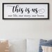 This is Us Wall Decor, Family Sign, Farmhouse Wood Framed Sign for Home ...